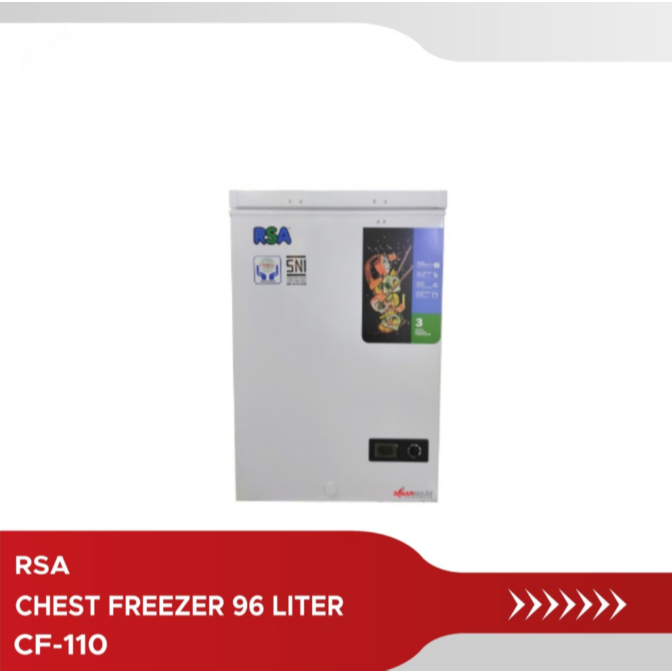 Jual RSA - Chest Freezer Box Pembeku CF-110 / CF110 100 Liter | Shopee ...