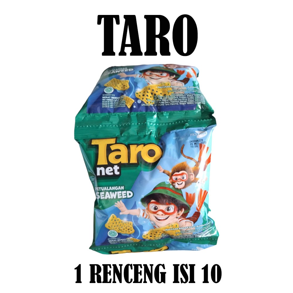 Jual SNACK TARO SEAWEED RENCENG ISI 10 | Shopee Indonesia