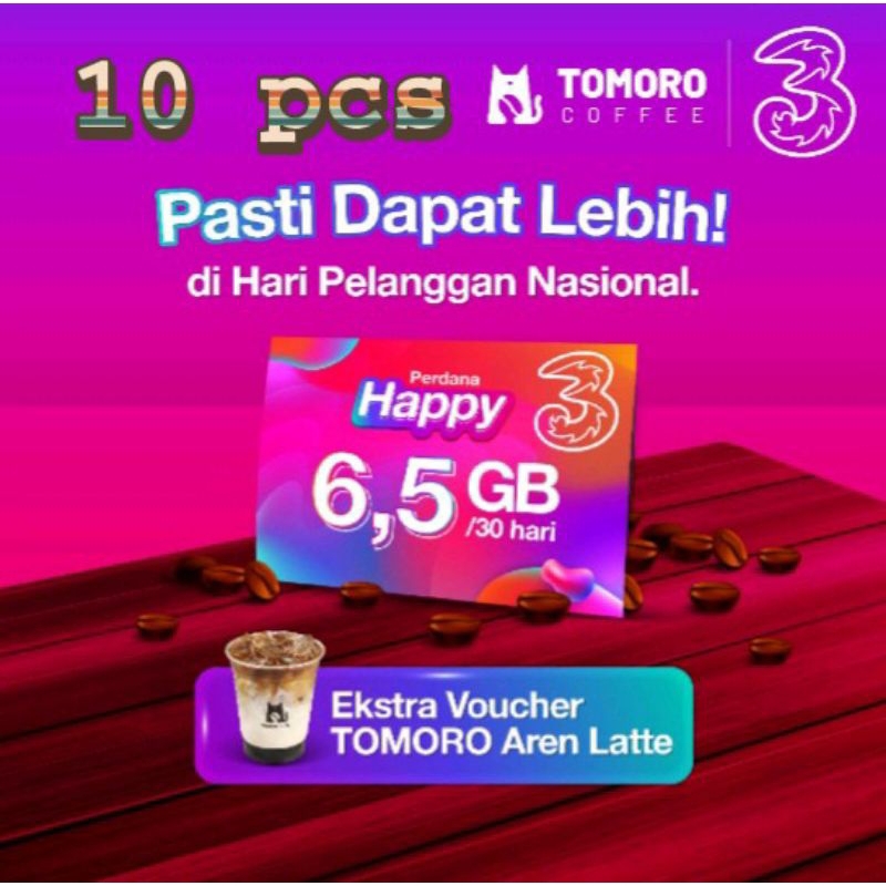 Jual 10 KARTU PERDANA TREE KOUTA 6,5B NASIOANAL EXP SEPTEMBER 2025 ...