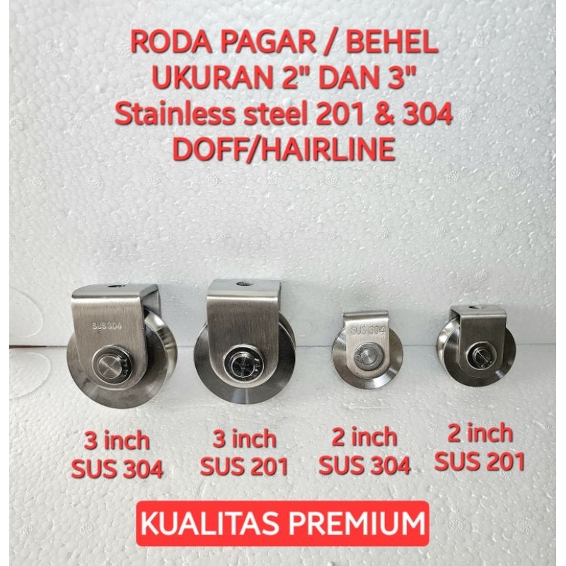 Jual RODA PAGAR ORNAMEN AKSESORI PAGER BEHEL 2 INCH 3 INCH BEARING ...