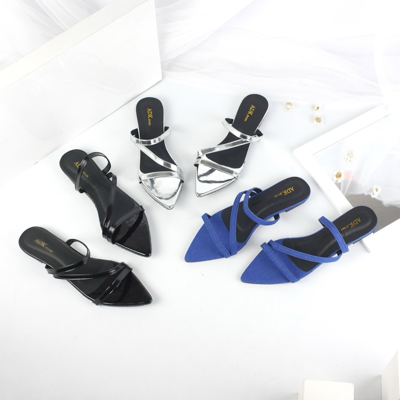 Jual Sendal Jepit Lancip Alas Datar Adk Shoes Meymey untuk Wanita ...