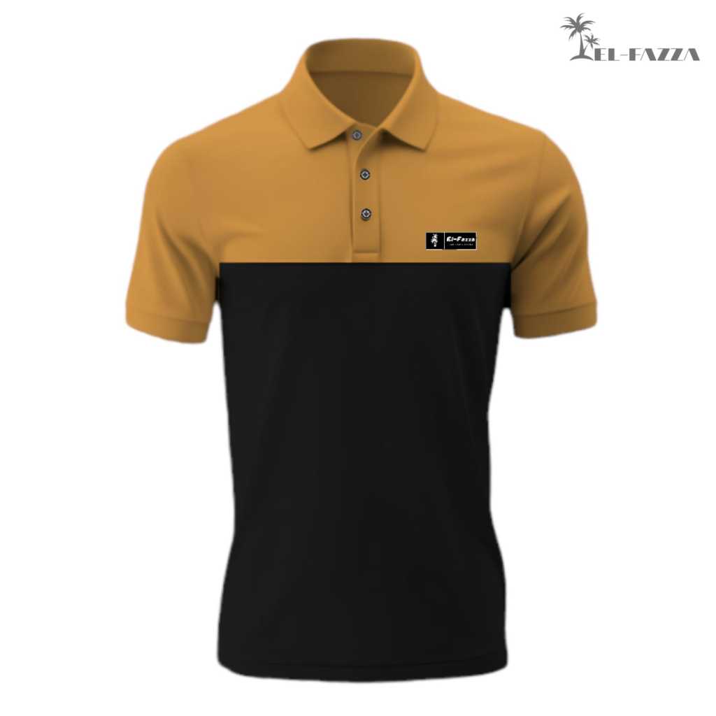 Jual KAOS POLO PRIA TERBARU LENGAN PENDEK MODEL KOMBINASI KEKINIAN/BAJU ...
