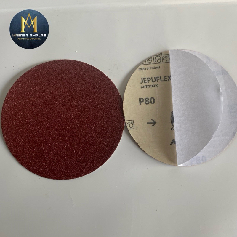 Jual Amplas Disc Sander 6 inch/Amplas Bulat Perekat Stiker/double tape ...