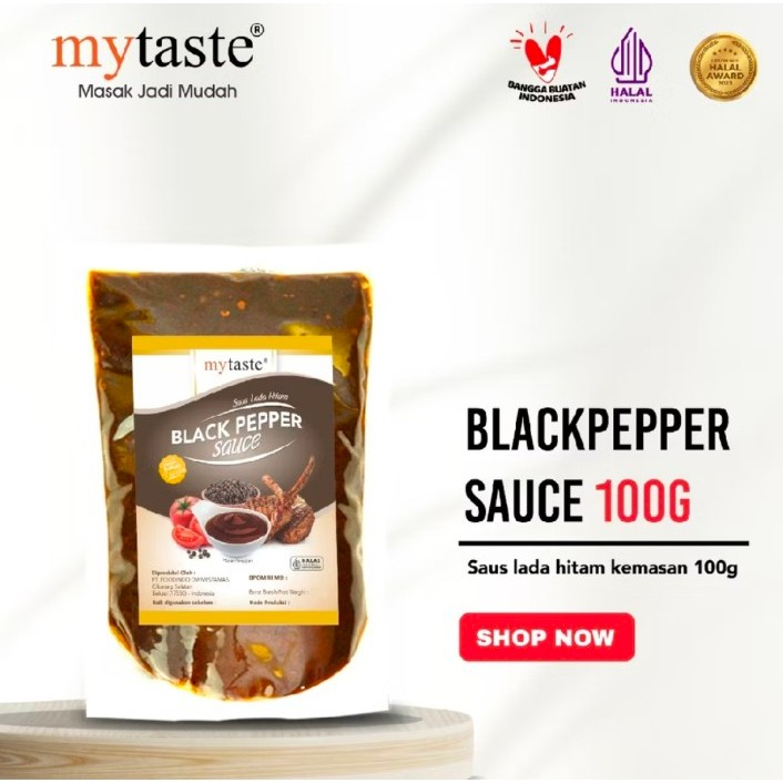 Jual My Taste Blackpepper Sauce / saus lada hitam kemasan 100 Gram ...