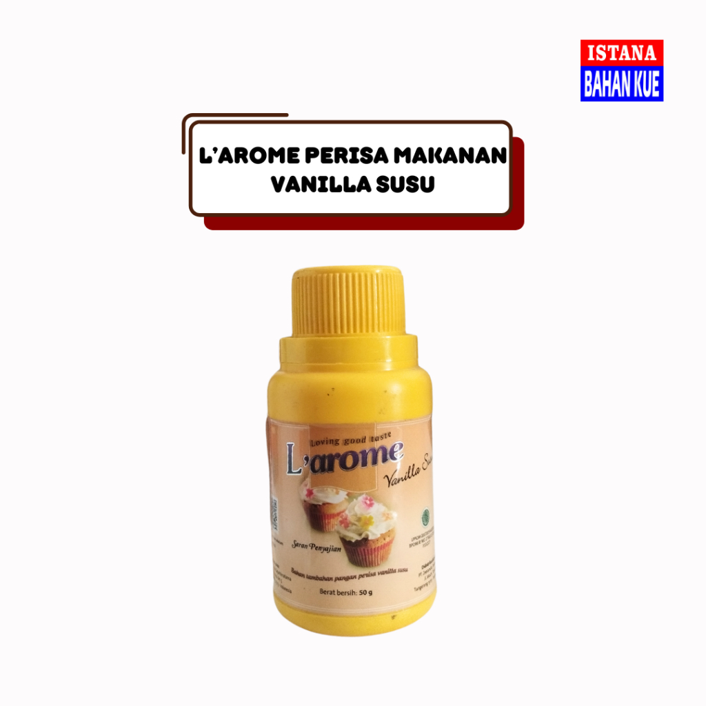 Jual L'arome perisa bubuk vanilla susu makanan 50gr (REPACK) | Shopee ...