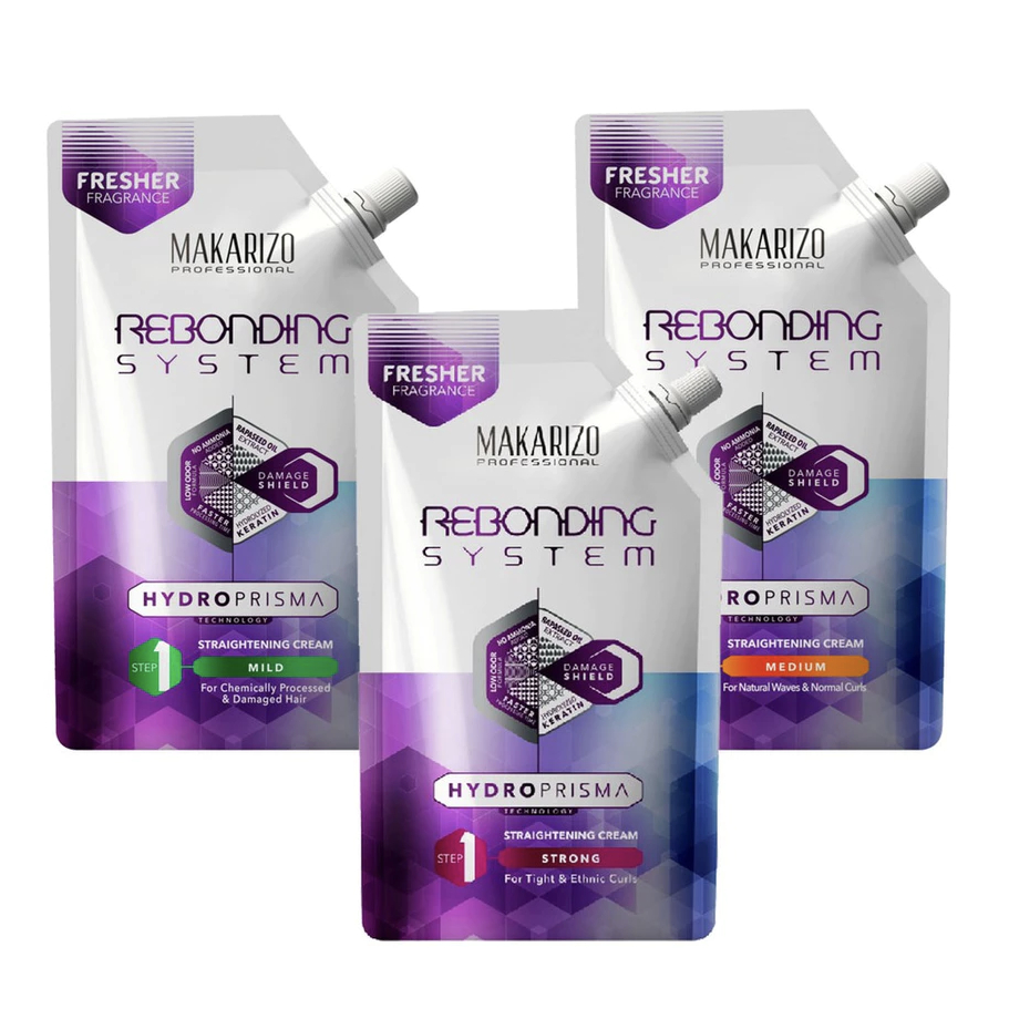 Jual Makarizo Rebonding System Hydro Prisma Straightening Cream - Step ...