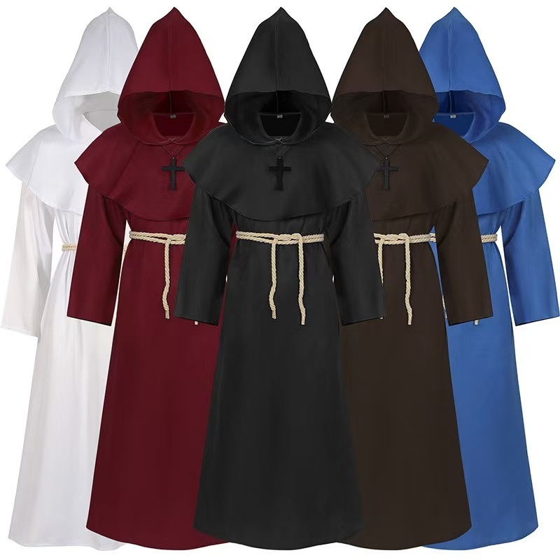 Jual Medieval monk robes, monk costumes, wizard costumes, priest ...