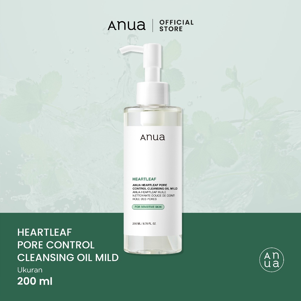 Jual ANUA Heartleaf Pore Control Cleansing Oil Mild 200ml | Shopee ...