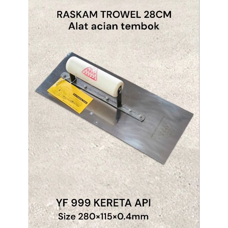 Jual Raskam 99999 kereta api 28 cm alat skim aci plamir dan plaster ...