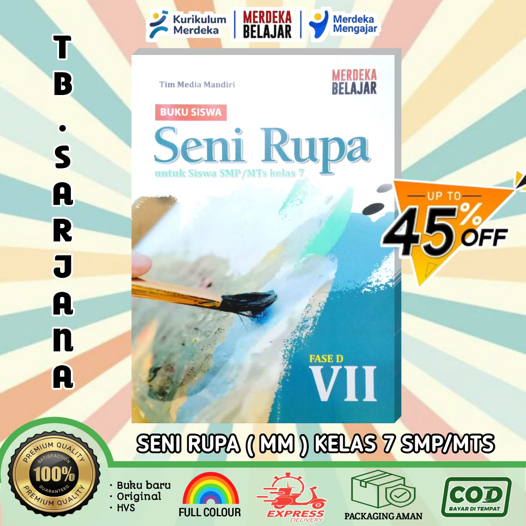 Jual Buku Siswa Pendamping SENI RUPA Kelas 7 SMP Kurikulum Merdeka - Media Mandiri | Shopee ...