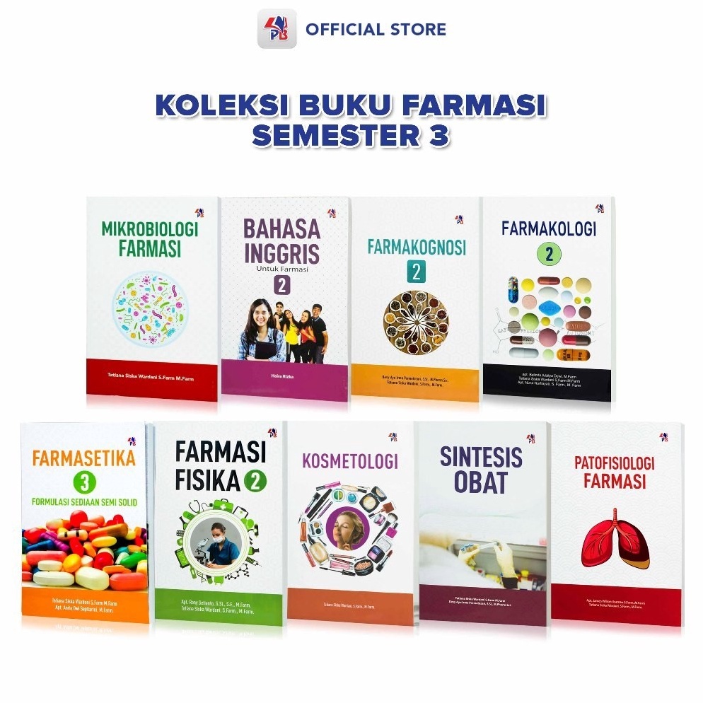 Jual KODE M66W Buku Kuliah Farmasi Semester 3 Farmasi Fisika 2 Farmakologi 2 Bahasa Inggris 2 ...