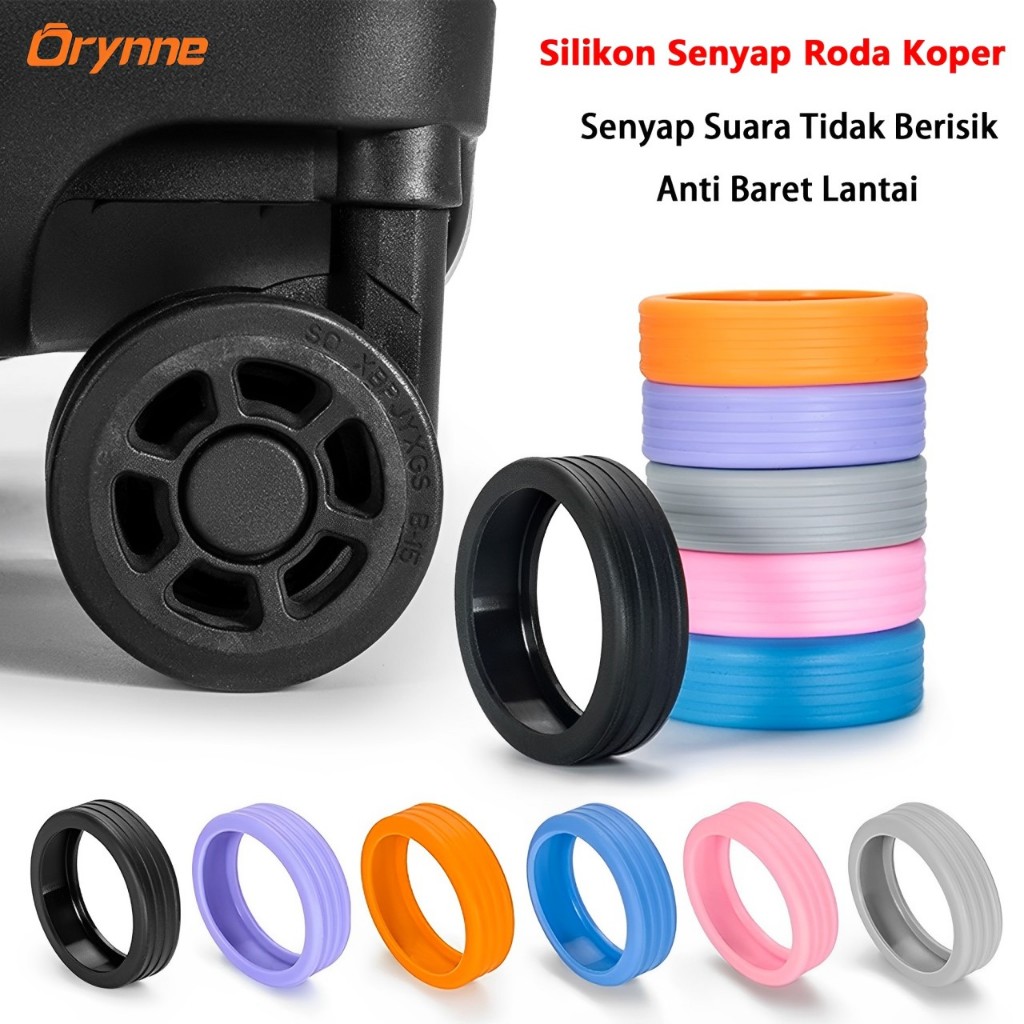 Jual Orynne Universal Silikon Pelindung Roda Koper Wheel Kursi ...