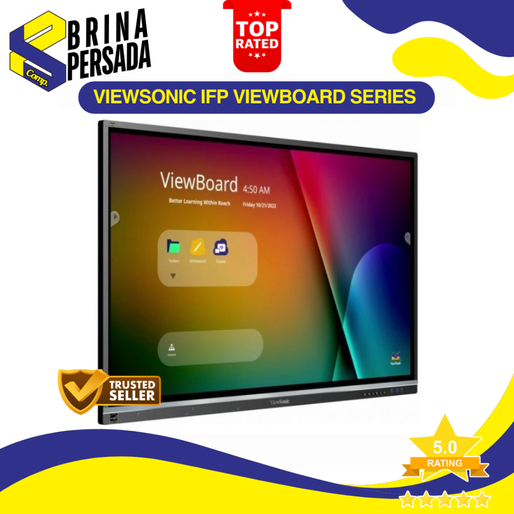Jual ViewSonic IFP ViewBoard Series 55" 65" 75" Interactive Display 4K ...