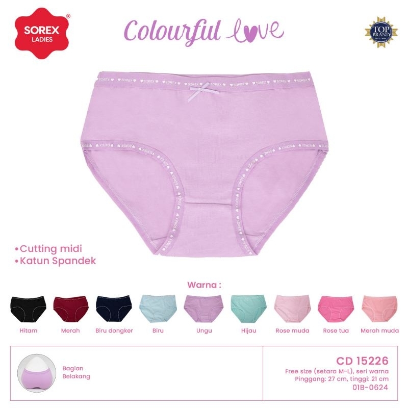 Jual Sorex 15226 15227 15228 celana dalam wanita remaja Ukuran ALL SIZE | Shopee Indonesia