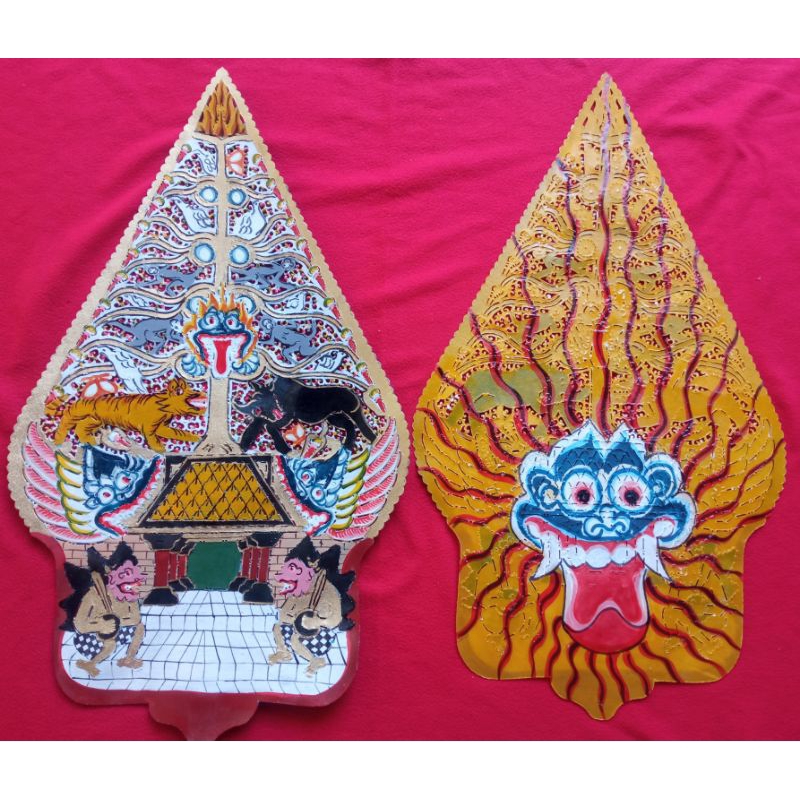 Jual PAKET GUNUNGAN API dan GUNUNGAN AIR/WAYANG KULIT ASLI/KAYON ...