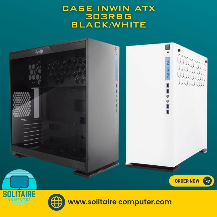 Jual Casing InWin 303 RGB ATX MID Tower Tempered Glass Gaming Case ...