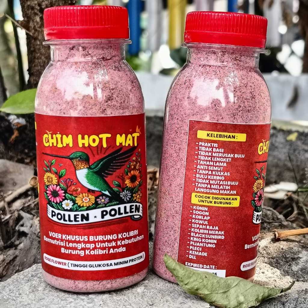 Jual VOER PELET HALUS PINK BURUNG SOGON KONIN SUNBIRD KOLIBRI CHIM HOT ...