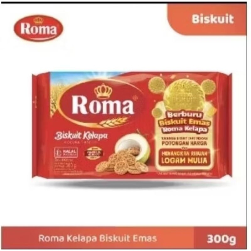 Jual ROMA KELAPA / BISKUIT KELAPA 300 GRAM (MAYORA) | Shopee Indonesia