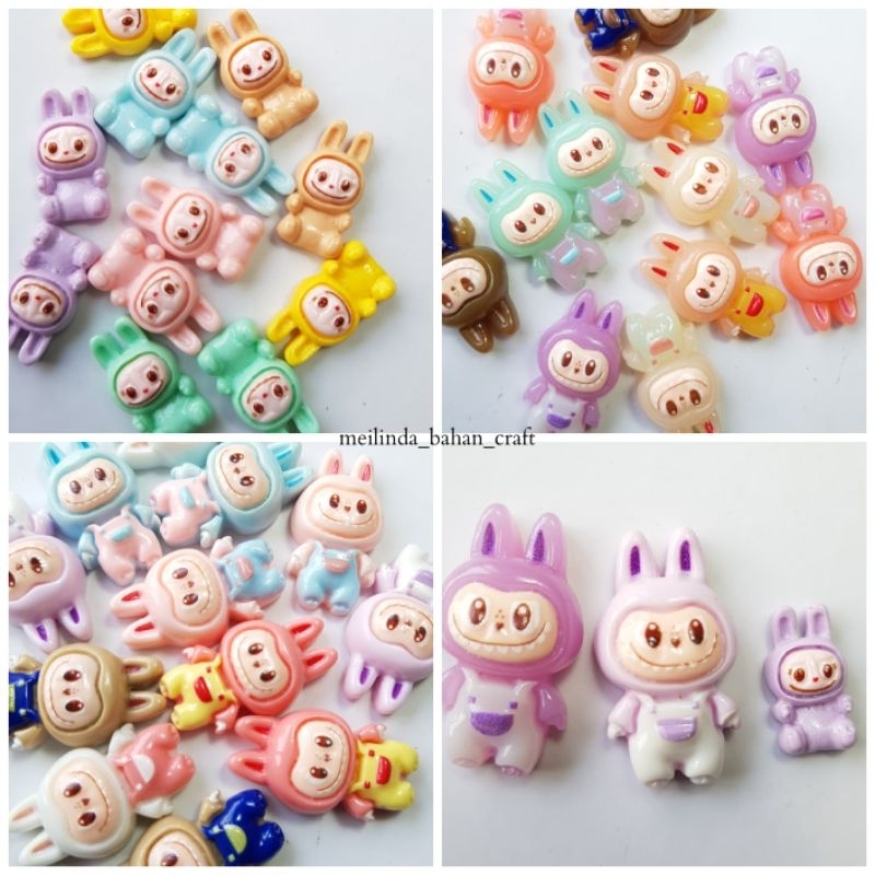 Jual (1 SET) RESIN LABUBU / BONEKA LABUBU / MONTE LABUBU / MANIK LABUBU ...