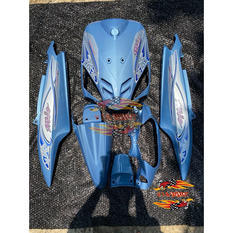 Jual COVER FULL BODY HALUS YAMAHA MIO SPORTY WARNA BIRU TELUR ASIN PLUS ...
