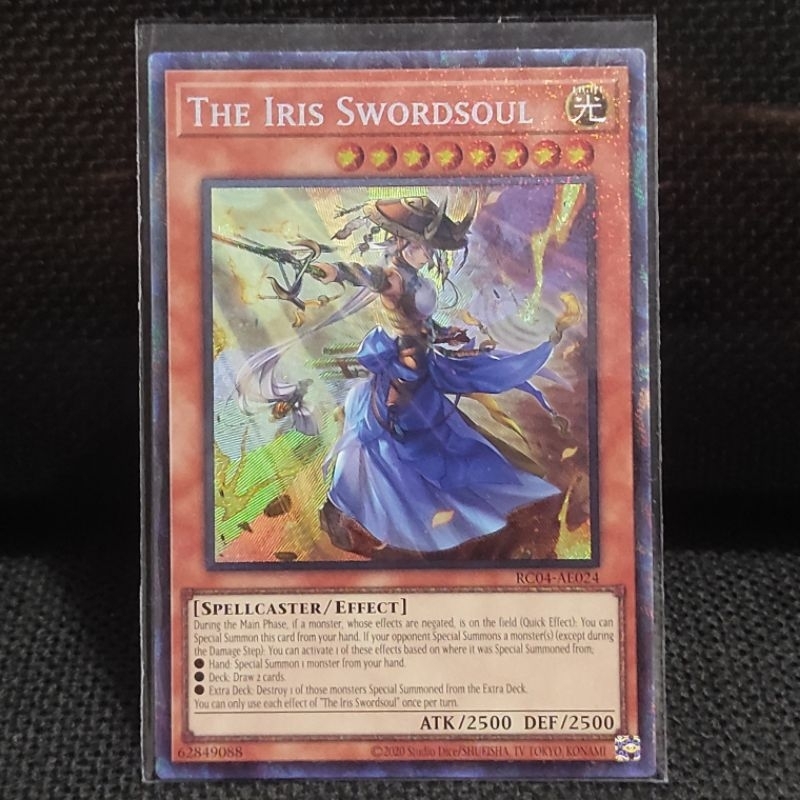 Jual Kartu Yugioh OCG AE The Iris Swordsoul Collector Rare CR RC04 NM | Shopee Indonesia