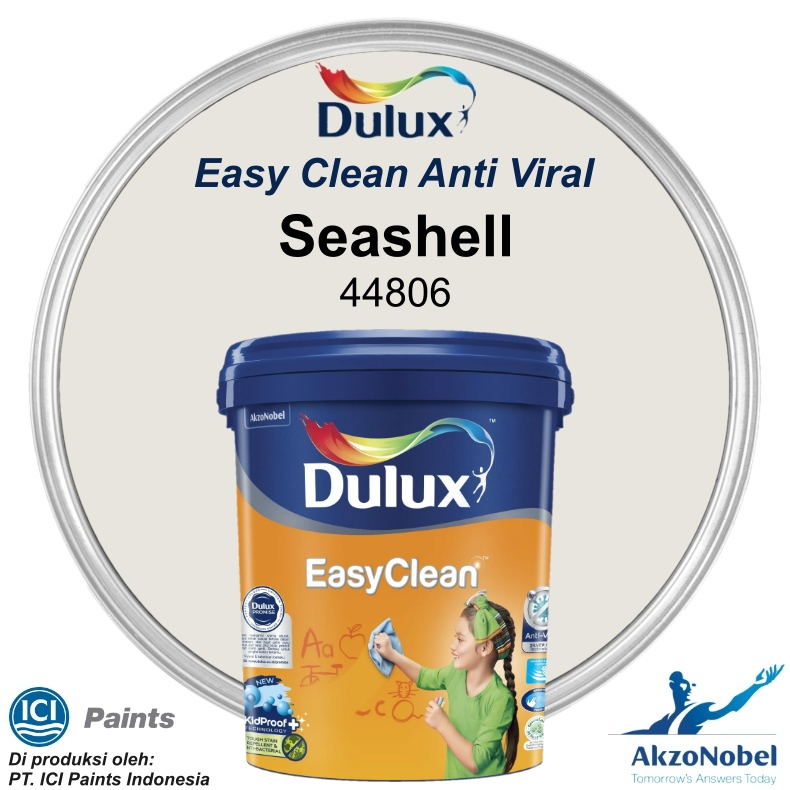 Jual CAT DULUX EASY CLEAN 20 LT - SEASHELL 44806 | Shopee Indonesia