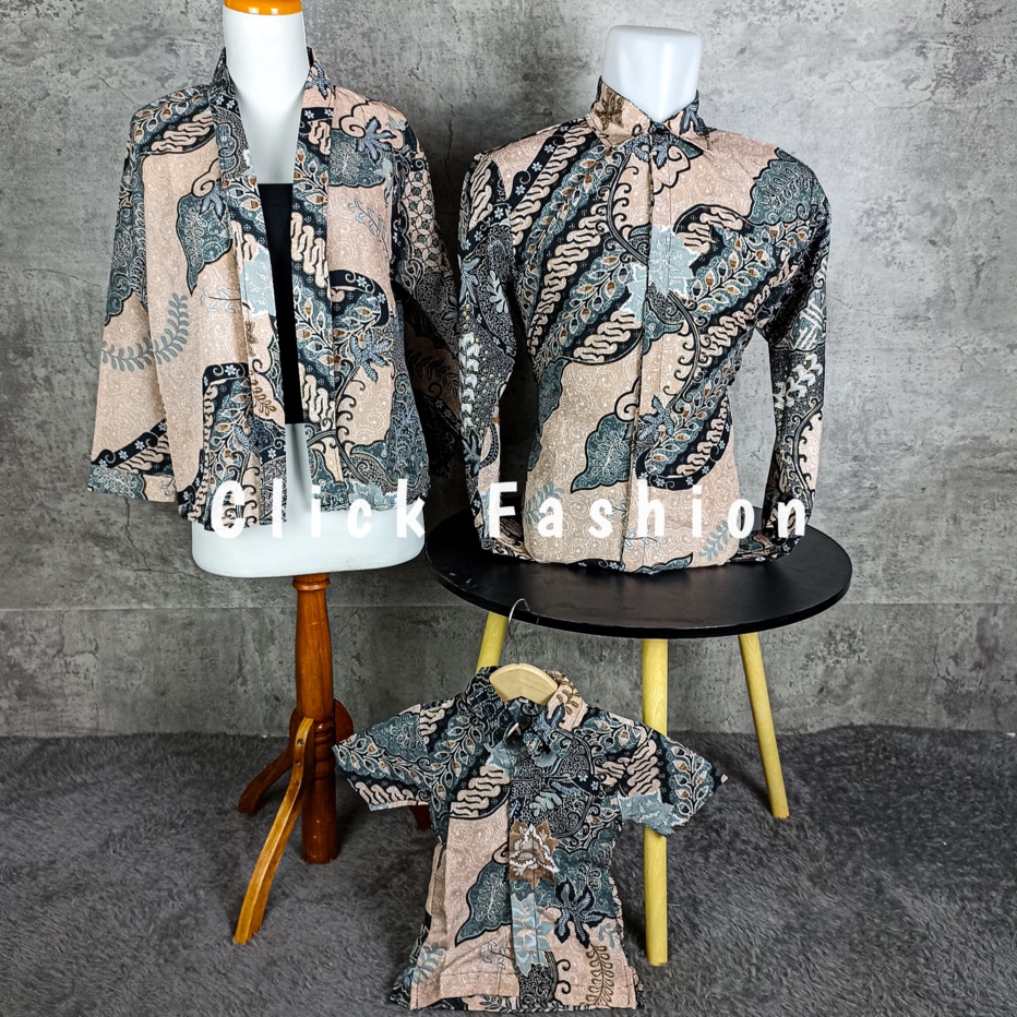 Jual KODE X99R CLICK FASHION BATIK COUPLE KELUARGA BATIK ANAK BATIK ...