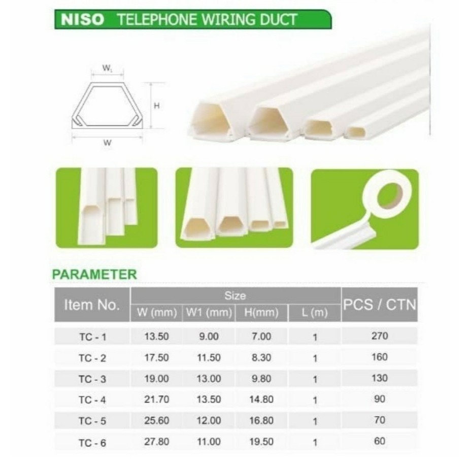 Jual Penutup kabel | Kabel protektor | TC 2 3 4 5 6 | Cable duct | Shopee Indonesia