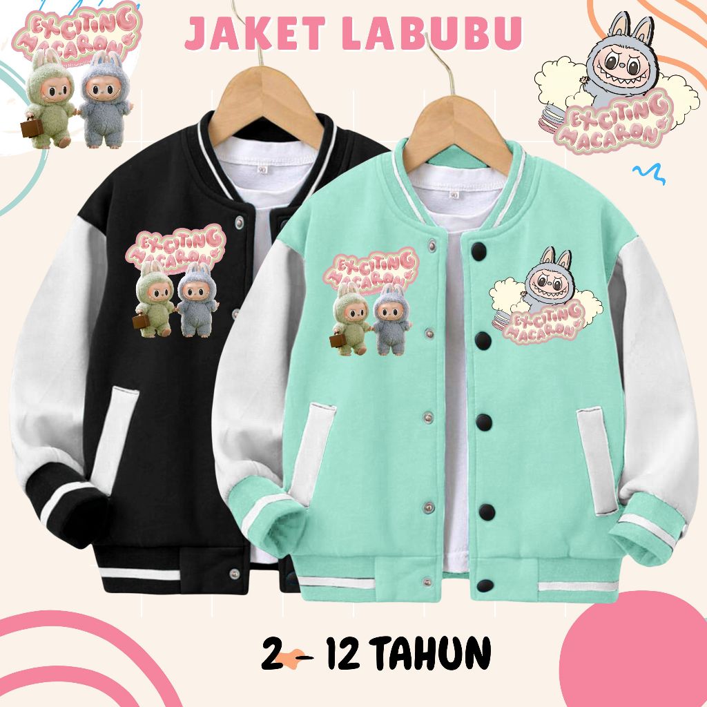 Jual Jaket Labubu Anak Laki Laki Perempuan Usia 2 - 12 Tahun Fashion ...
