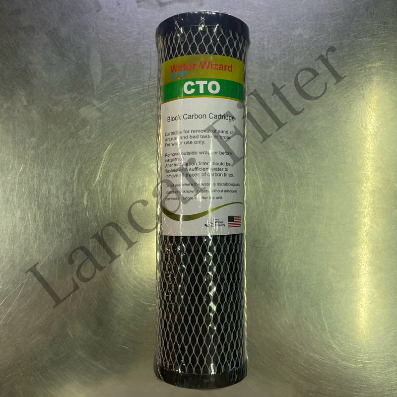 Jual CTO Filter 10” - Water Wizard / Carbon Block 10” / CTO 10” - Water ...