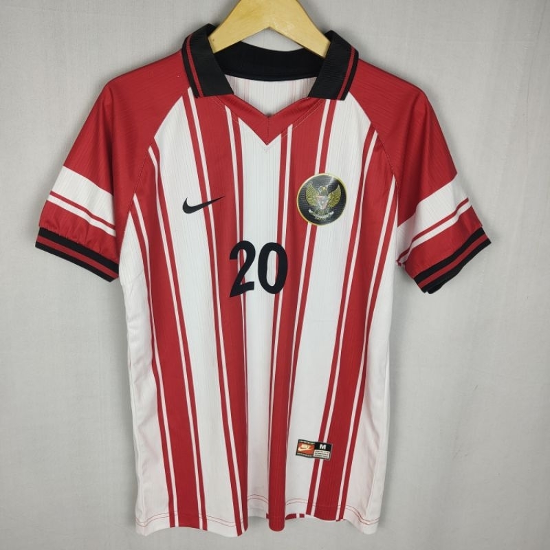Jual jersey retro vintage timnas Indonesia 2002/2004 | Shopee Indonesia