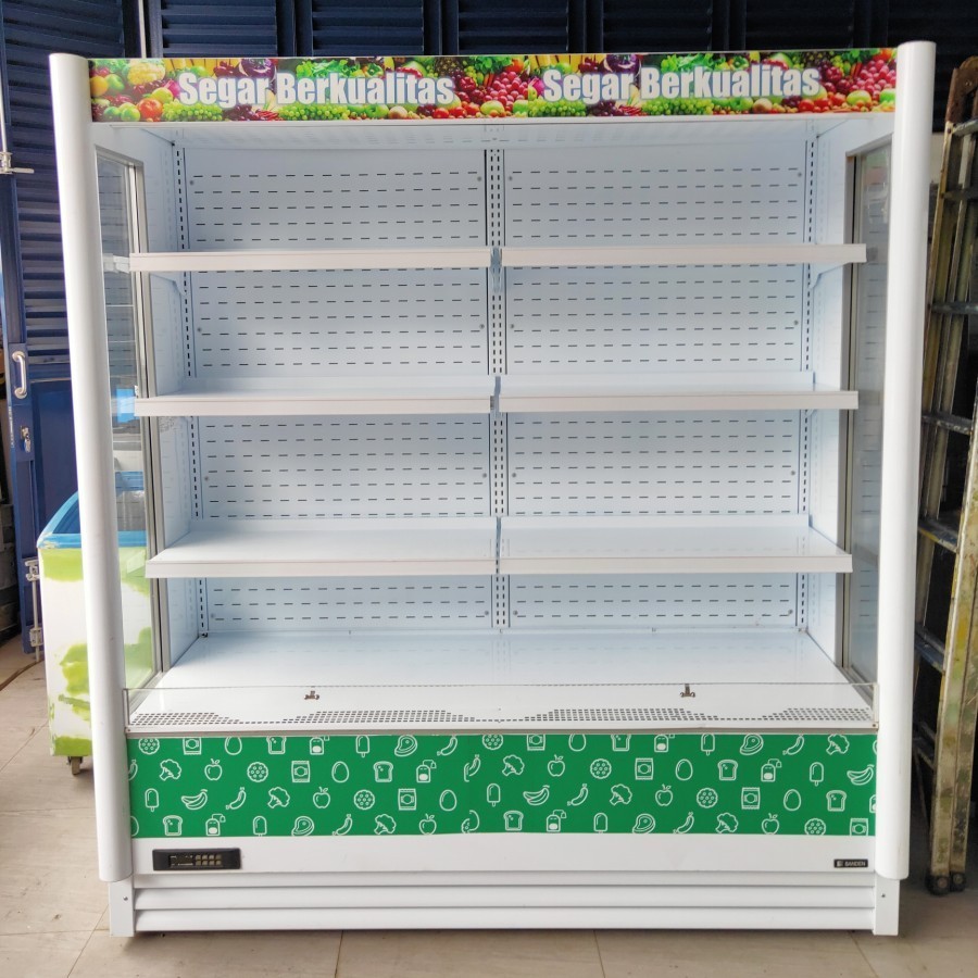 Jual open chiller multideck second sanden intercool panjang 180 cm ...
