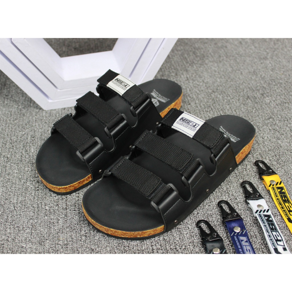 Jual NS21 Sandal Slop Pria Dewasa Terbaru Sendal Cowok Keren Premium ...