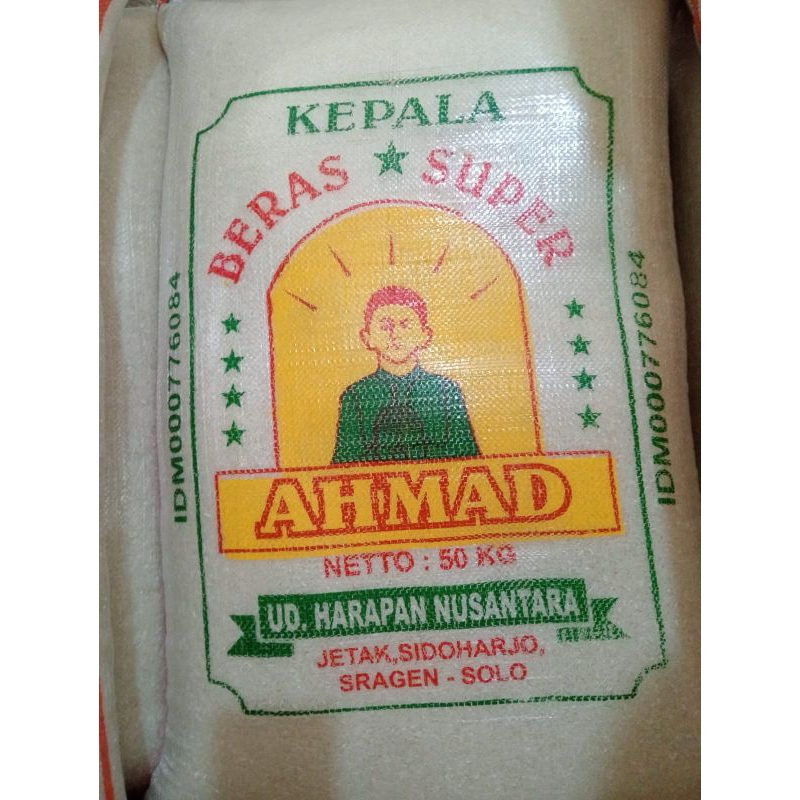 Jual beras cap Ahmad premium 50kg | Shopee Indonesia