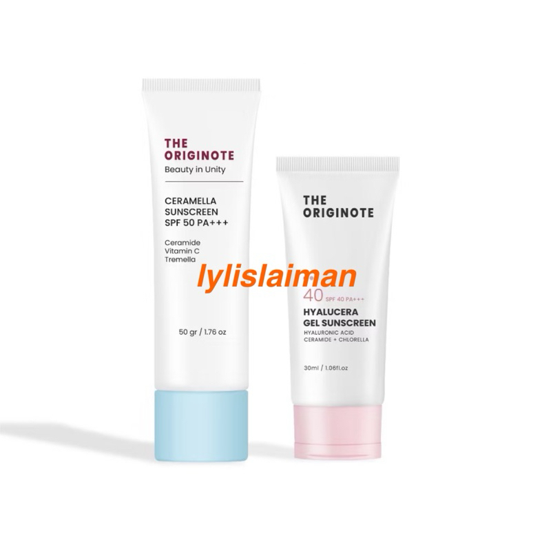 Jual The Originote Ceramella Sunscreen SPF50 PA+++ 50 gr / Hyalucera ...