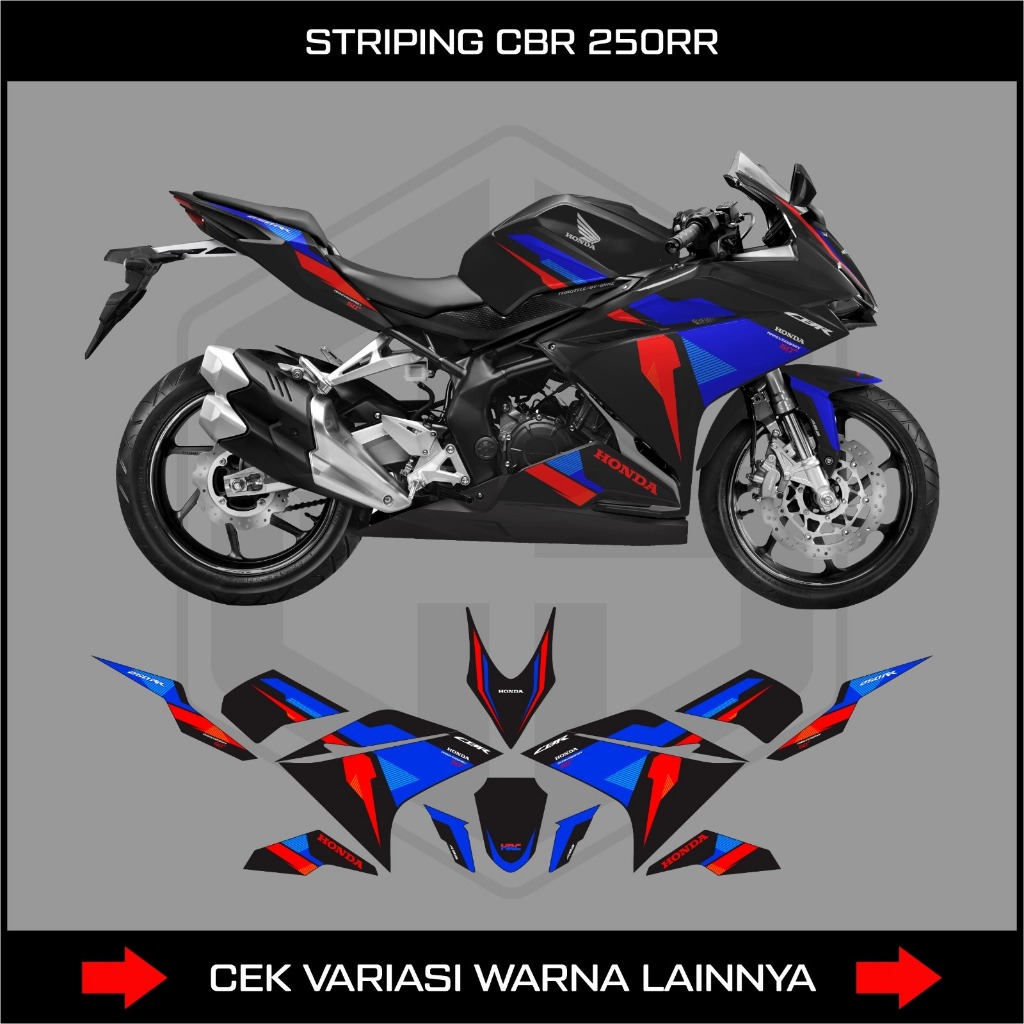 Jual Stiker Striping Honda Cbr 250rr k64 (2016 2019) Unniversary 50thn ...