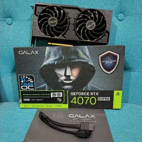 Jual GALAX GeForce RTX 4070 SUPER 1-CLICK OC 2X | Shopee Indonesia