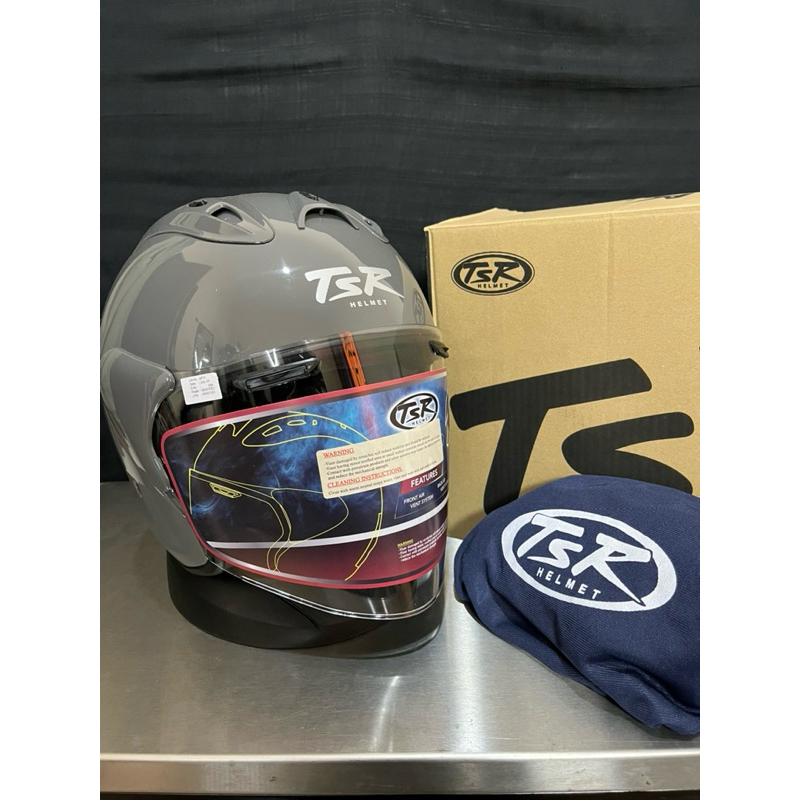 Jual Helm TSR RAM 4 Modern Grey (FREE STIKER & REDY) | Shopee Indonesia