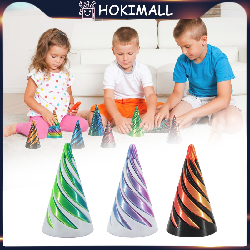 Jual Mini Impossible Pyramid Vortex Passthrough Illusion Fidget Piramid ...