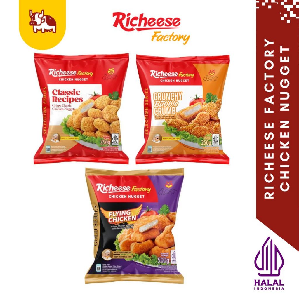 Jual Richeese Chicken Nugget All Variant 250gr | 500gr | Shopee Indonesia