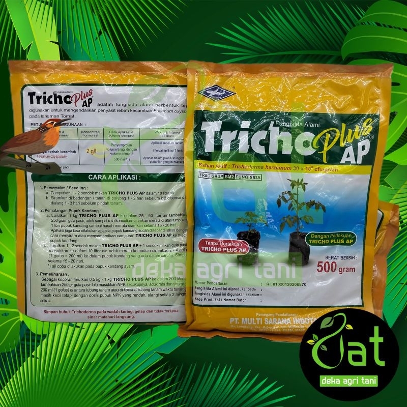 Jual FUNGISIDA ORGANIK TRICHO PLUS AP 500GRAM | Shopee Indonesia