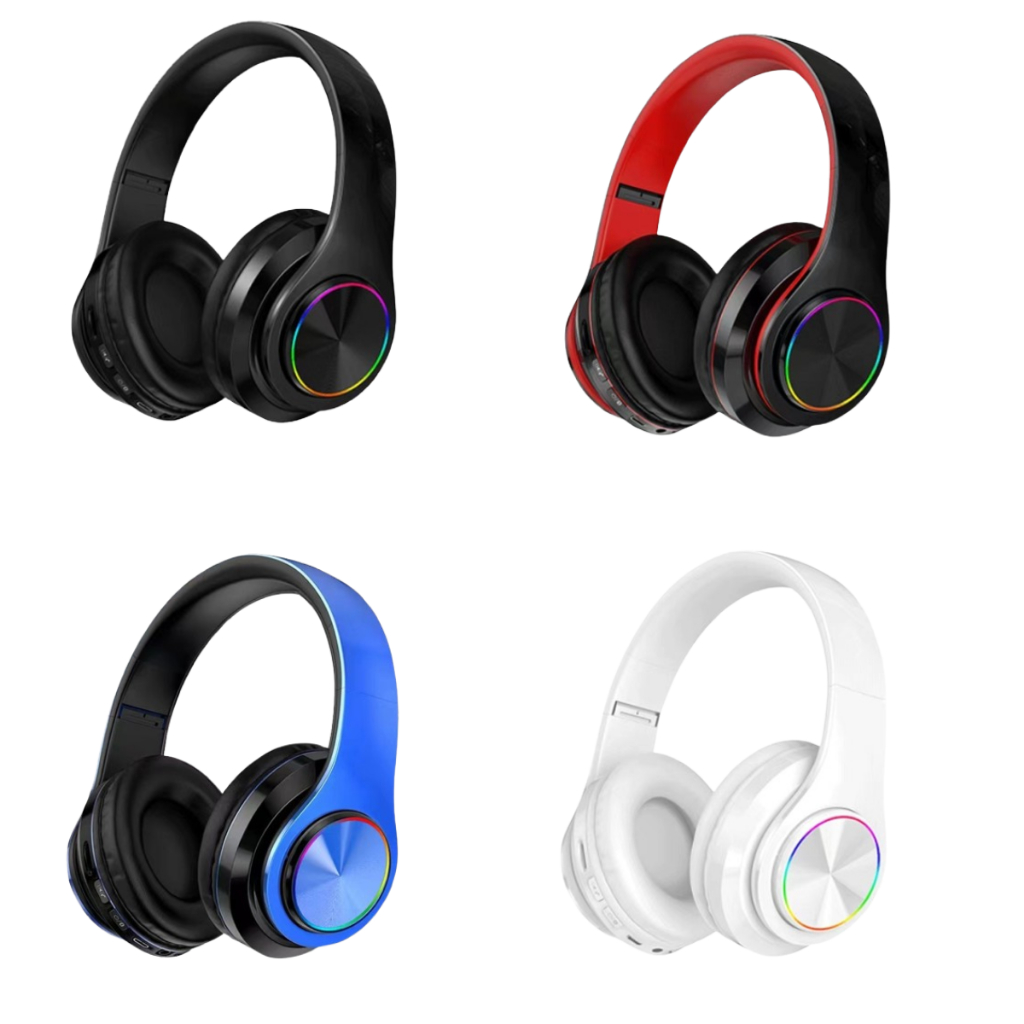 Jual B39 Headphone Bluetooth Gaming LED Wireless Earphone RGB Sport ...