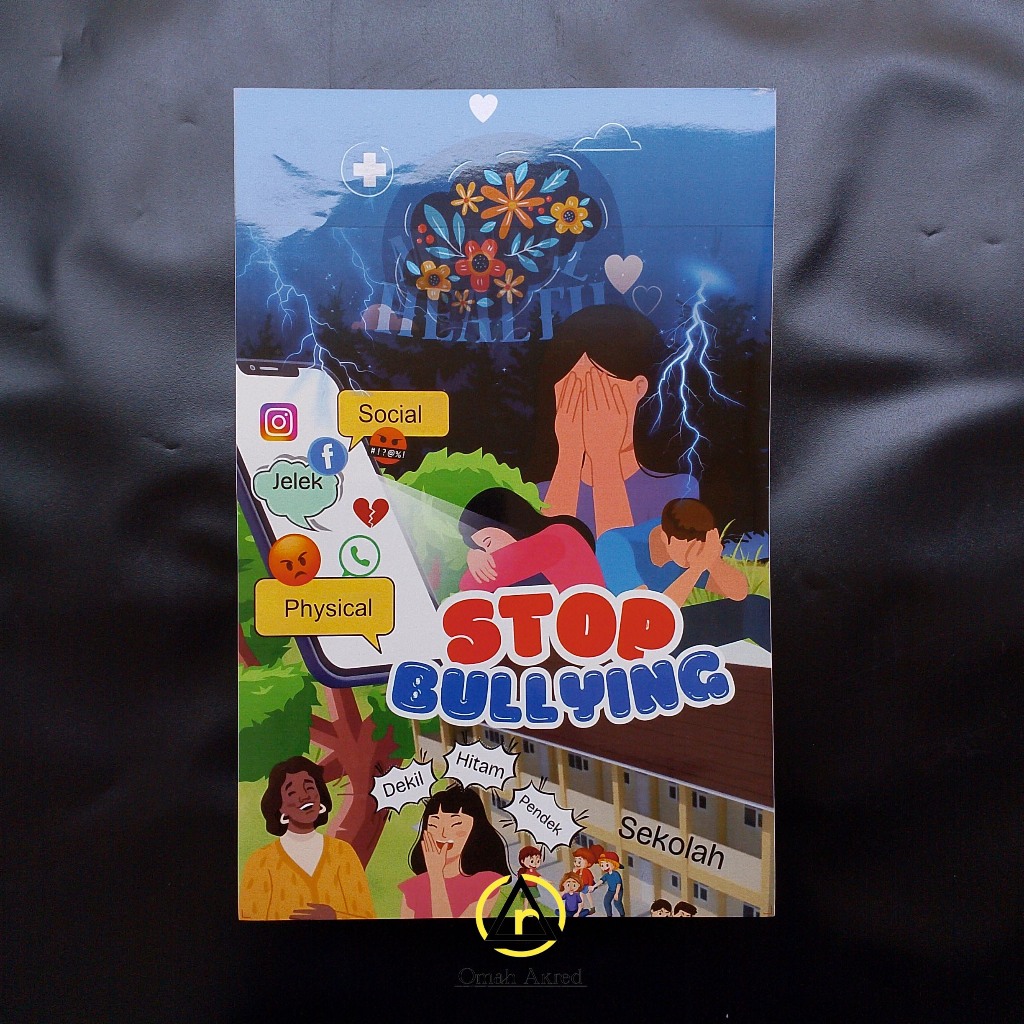 Jual Stiker Stop Bullying - Perundungan Sosial - Perundungan Fisik ...
