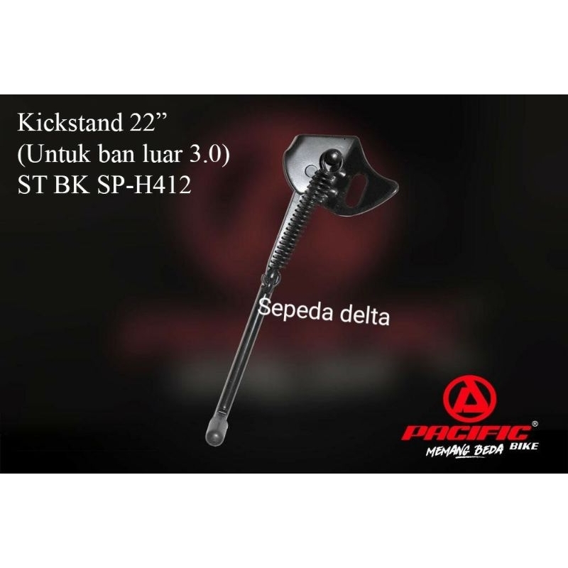Jual STANDAR SAMPING SEPEDA UKURAN 22 PACIFIC | Shopee Indonesia