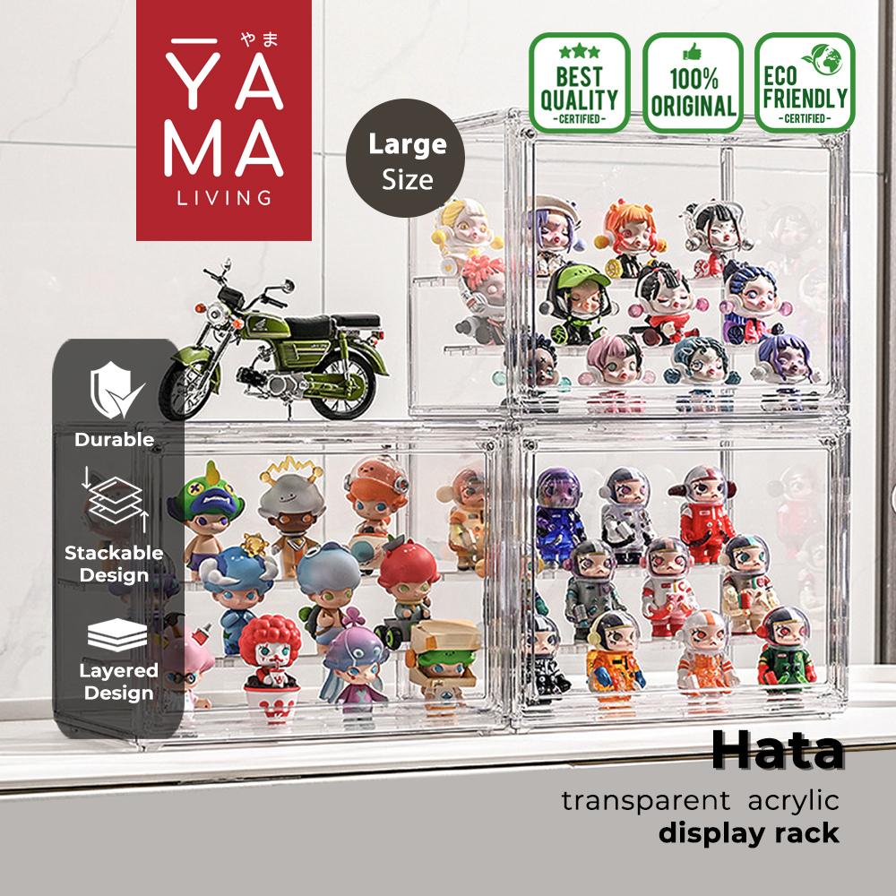 Jual YAMA HATA Acrylic Display Box Storage Rak Action Figure Tas Sepatu ...