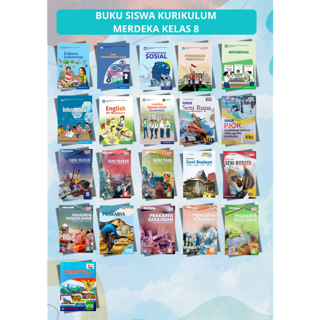 Jual BUKU SISWA KURIKULUM MERDEKA KELAS 8 untuk SMP/MTs Edisi kemendikbud terbaru | Shopee Indonesia