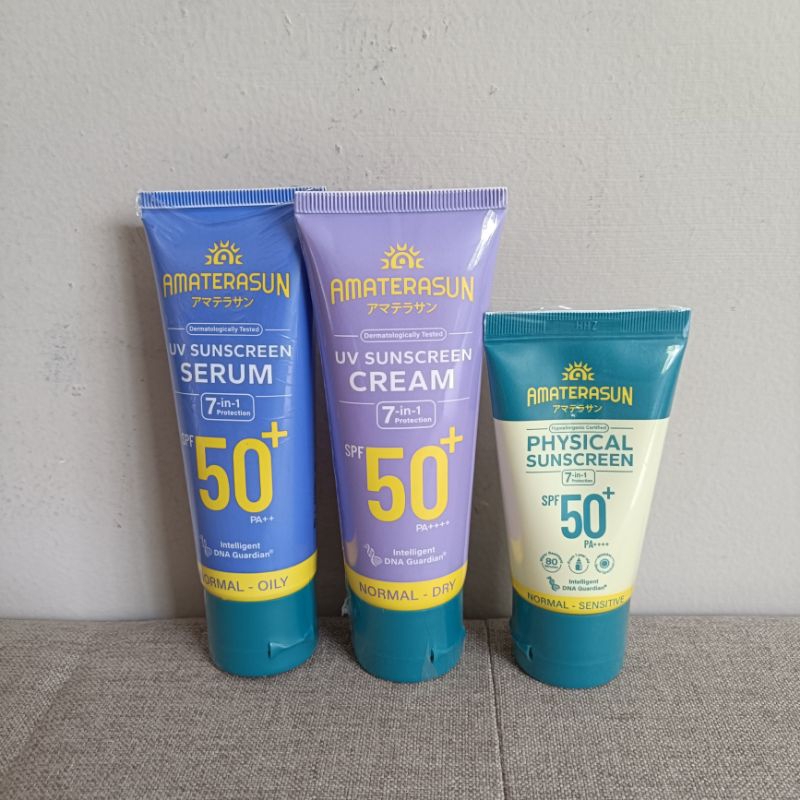 Jual AMATERASU_N REAL SPF Certified UV Sunscreen 50gr | Shopee Indonesia