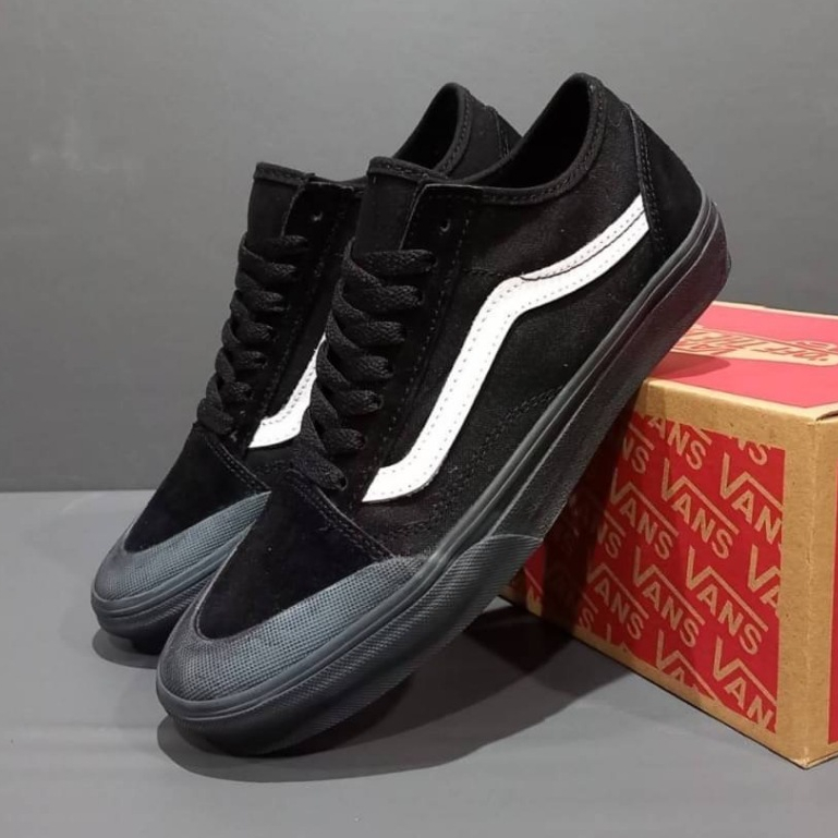 Jual SEPATU KASUAL OLD SKOOL STYLE 36SF BLACK WHITE PREMIUM BNIB SEPATU ...