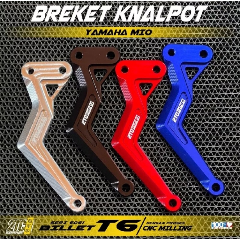 Jual BREKET BRACKET KNALPOT MIO KARBU MIO SPORTY MIO SMILE CNC ORIGINAL ...