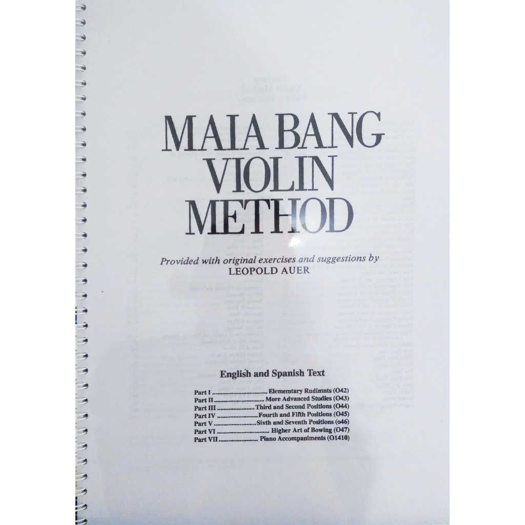 Jual Buku Biola Maia Bang Violin Method Book 1 - Book 5 ( 5 Buku Lengkap) | Shopee Indonesia